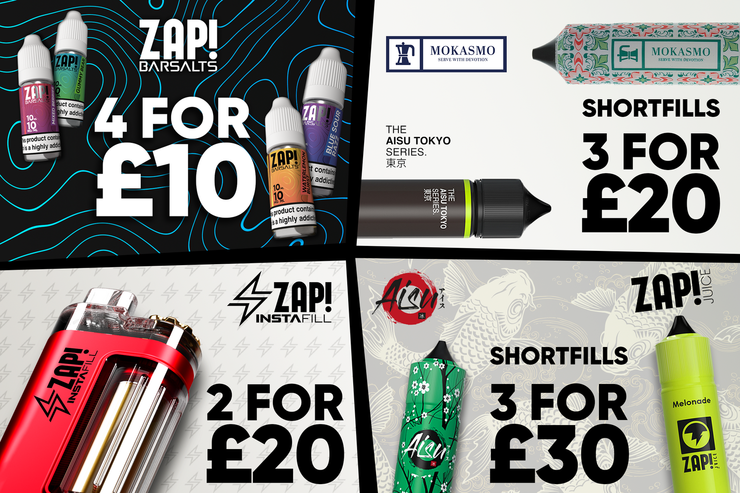 Zap Juice Online UK | E-Liquid | Vape Shop | Authentic flavours